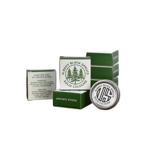 Albany Black Spruce Solid Cologne – The Hendersons